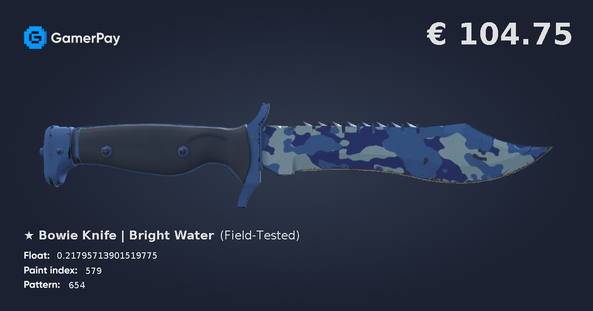 Bowie Knife | Bright Water on GamerPay