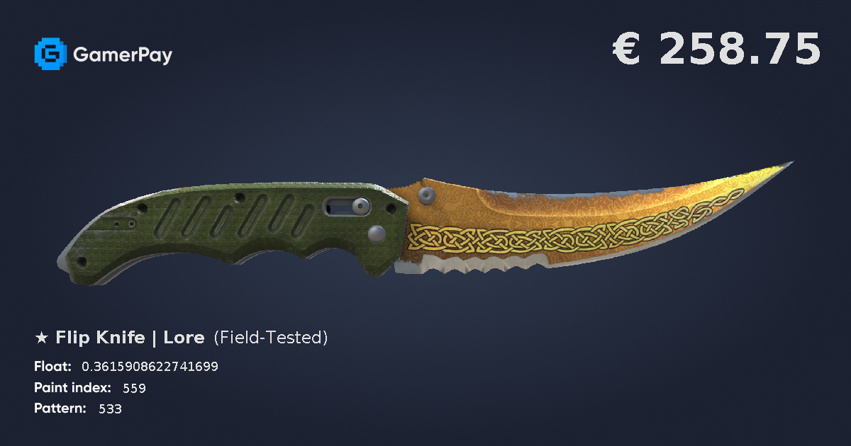 Flip Knife | Lore on GamerPay