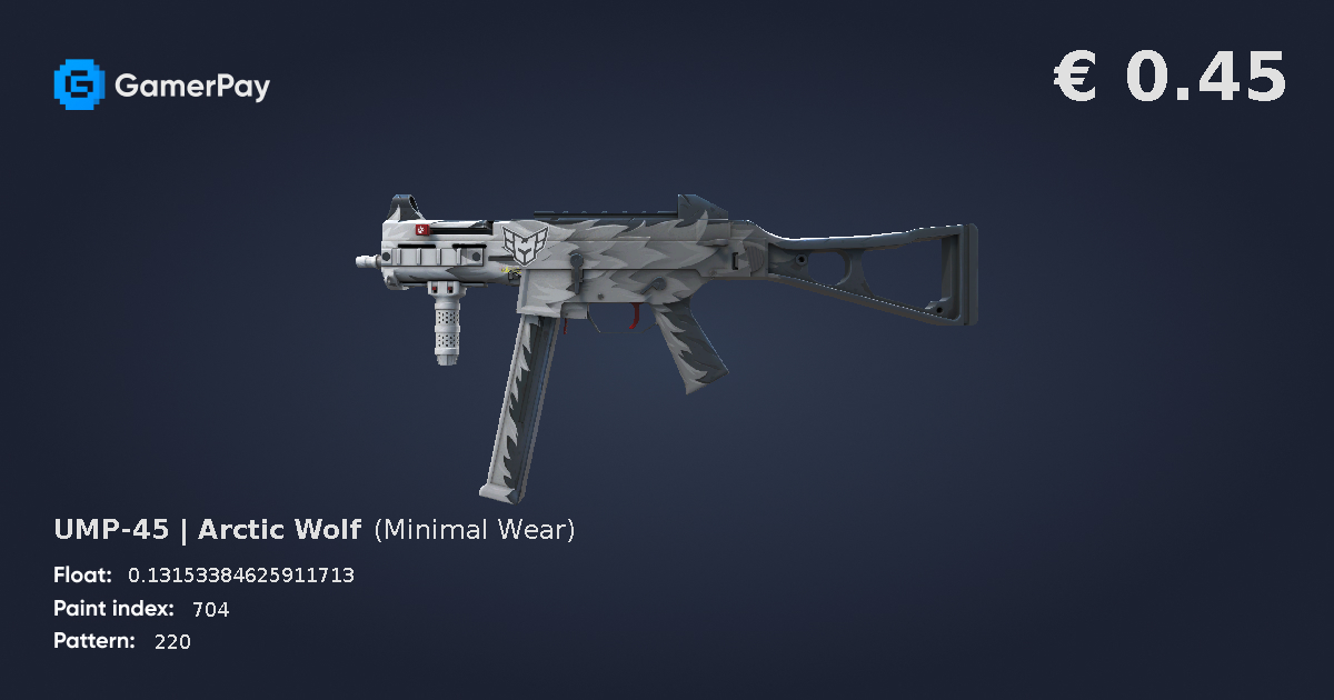 UMP-45 | Arctic Wolf on GamerPay