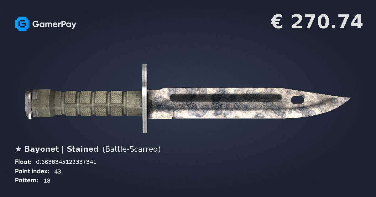 Bayonet | Stained on GamerPay