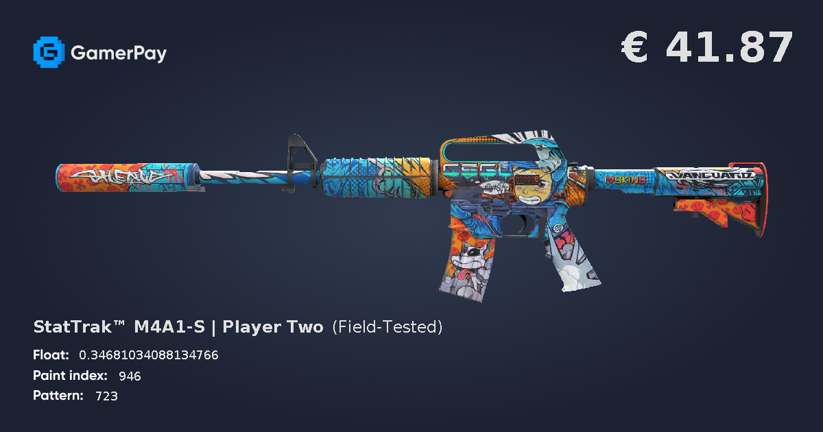 StatTrak™ M4A1-S | Player Two on GamerPay