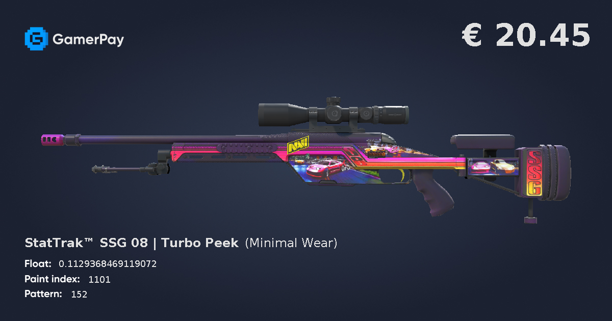 StatTrak™ SSG 08 | Turbo Peek on GamerPay