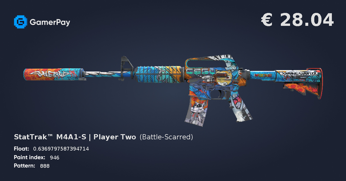 StatTrak™ M4A1-S | Player Two on GamerPay
