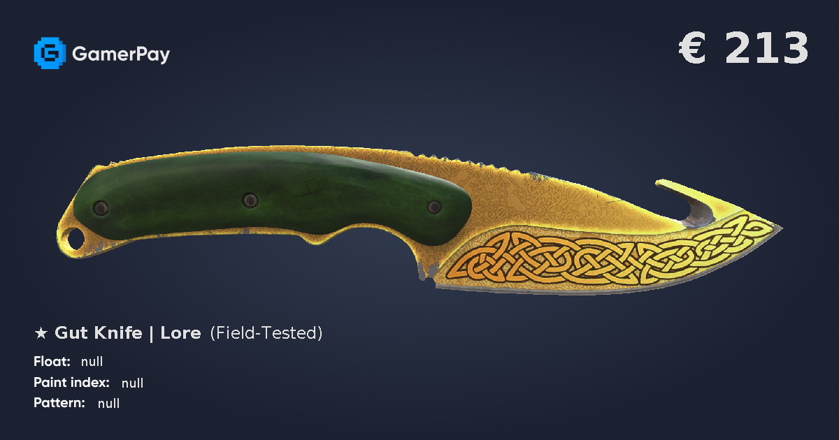 Gut Knife | Lore on GamerPay
