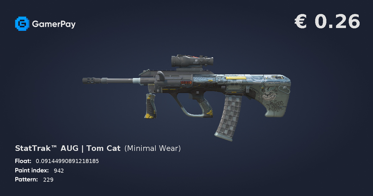 StatTrak™ AUG | Tom Cat on GamerPay