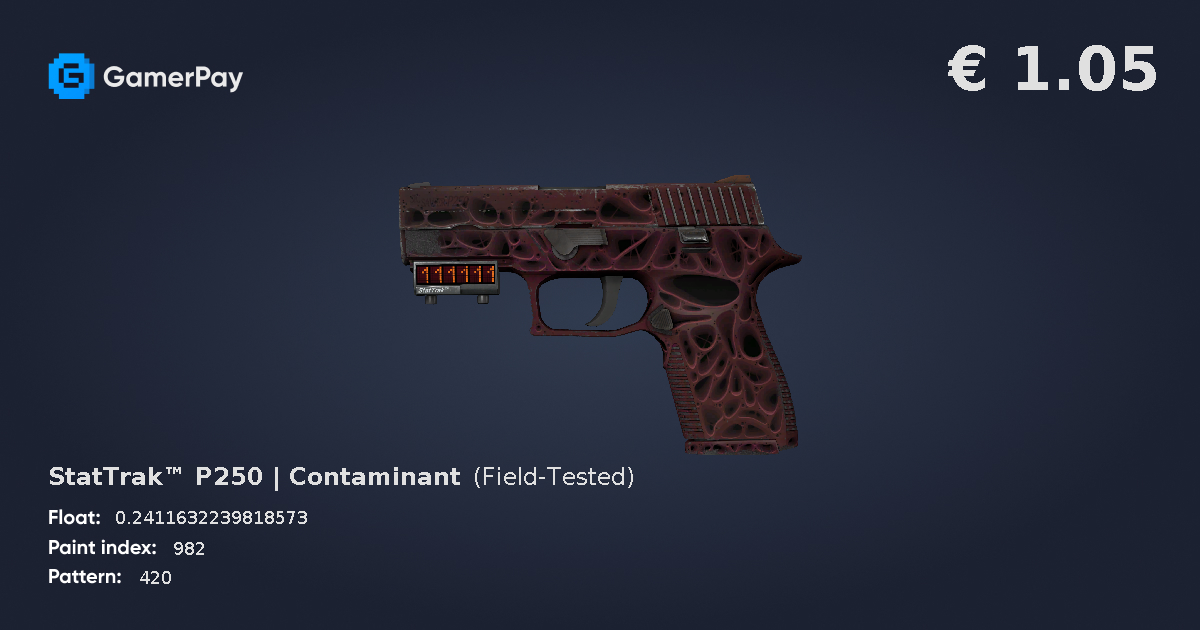 StatTrak™ P250 | Contaminant on GamerPay