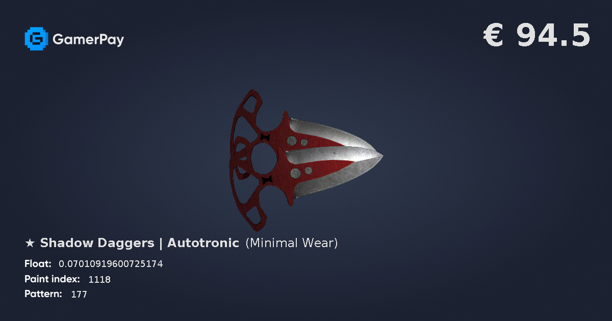 Shadow Daggers | Autotronic on GamerPay