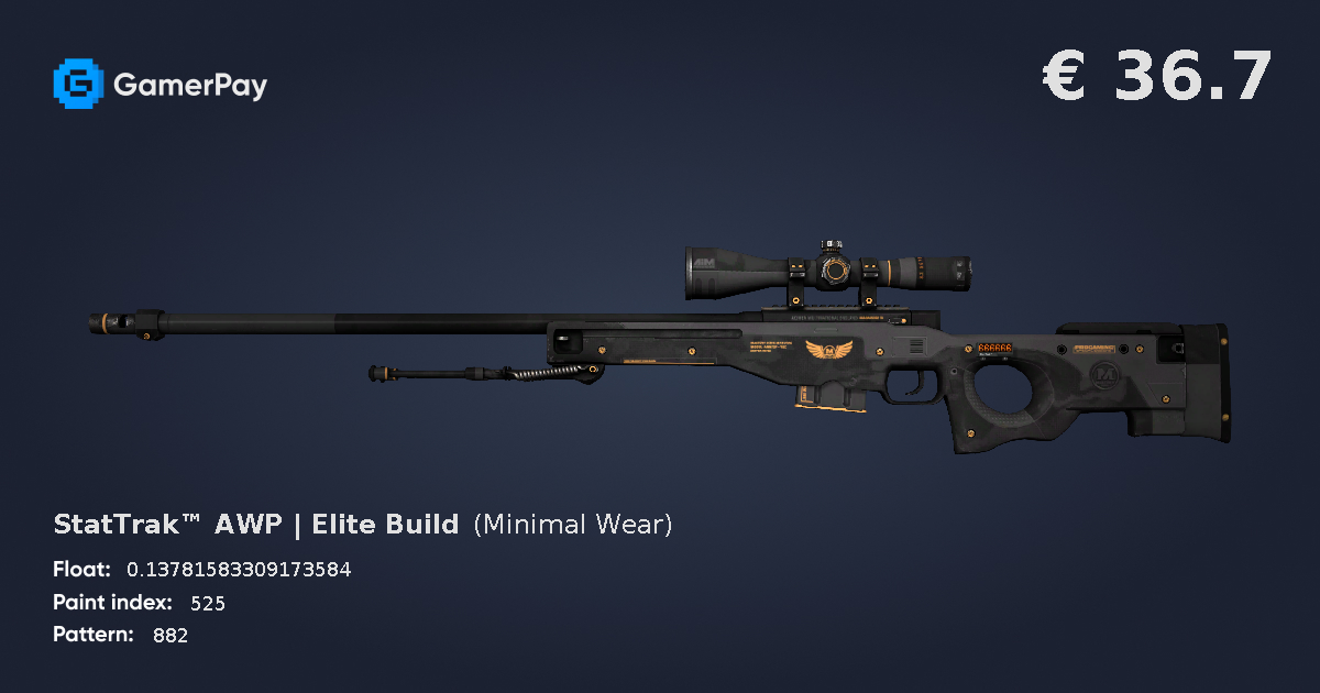 StatTrak™ AWP | Elite Build on GamerPay