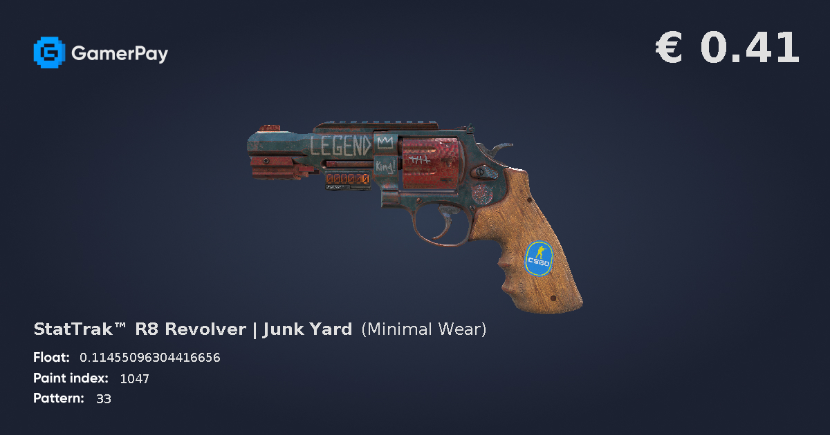 StatTrak™ R8 Revolver | Junk Yard on GamerPay