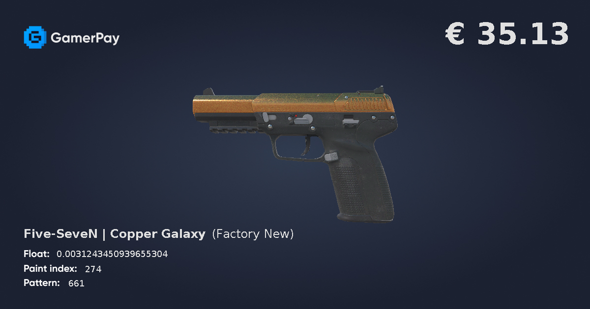 Five-SeveN | Copper Galaxy on GamerPay