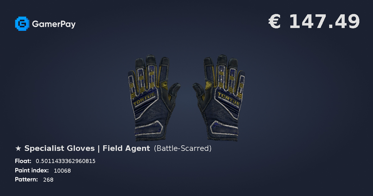 Specialist Gloves | Field Agent on GamerPay