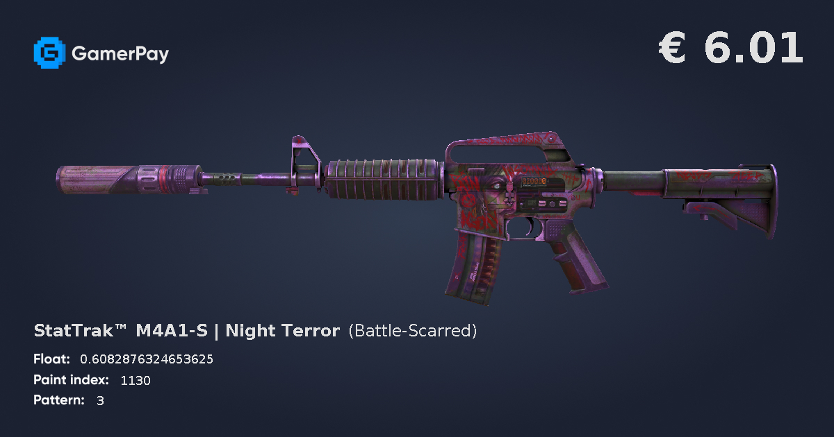 StatTrak™ M4A1-S | Night Terror on GamerPay