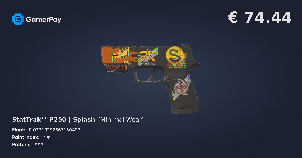 StatTrak™ P250 | Splash on GamerPay