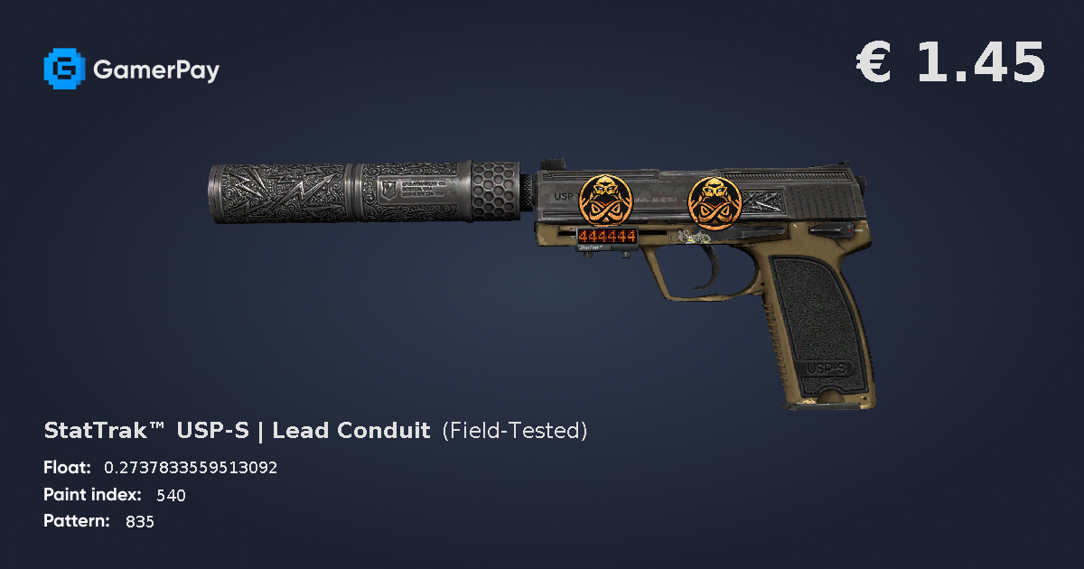 StatTrak™ USP-S | Lead Conduit on GamerPay