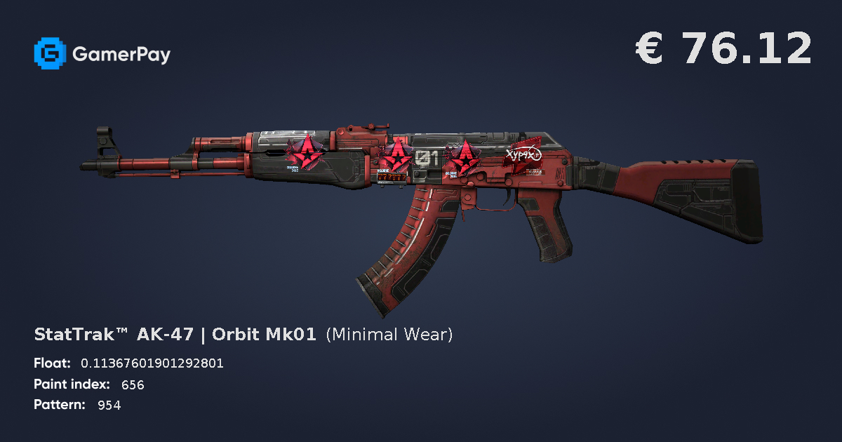 StatTrak™ AK-47 | Orbit Mk01 on GamerPay