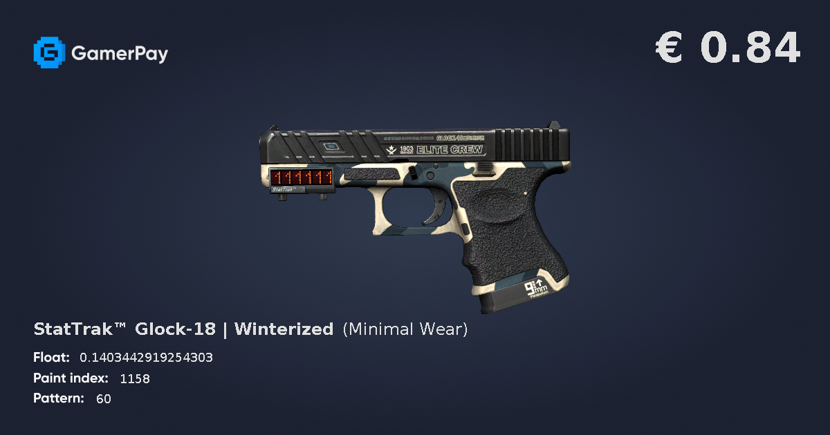 StatTrak™ Glock-18 | Winterized on GamerPay