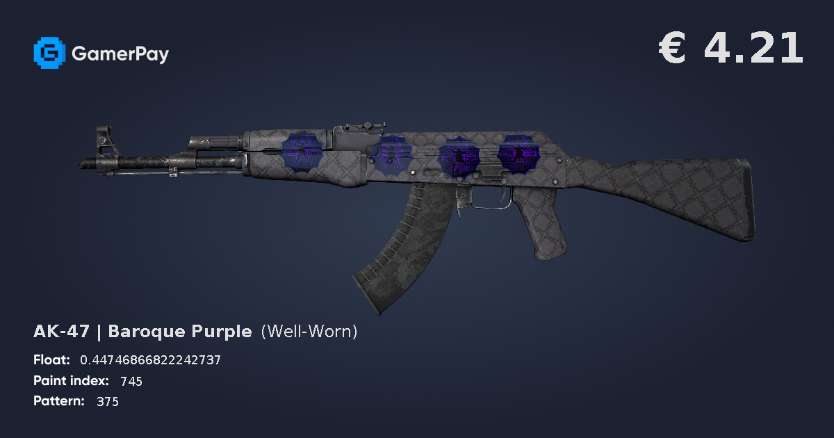 AK-47 | Baroque Purple on GamerPay