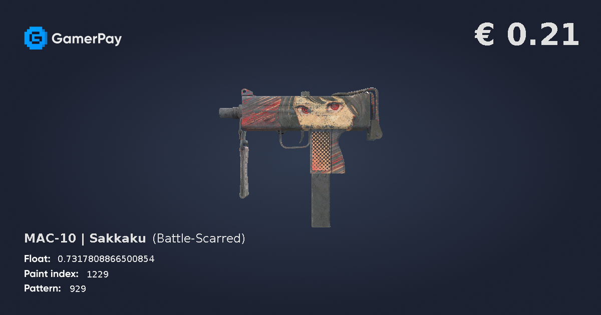 MAC-10 | Sakkaku on GamerPay