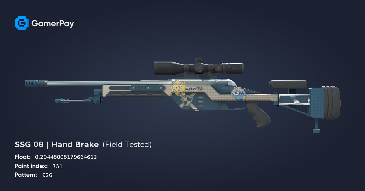 SSG 08 | Hand Brake on GamerPay