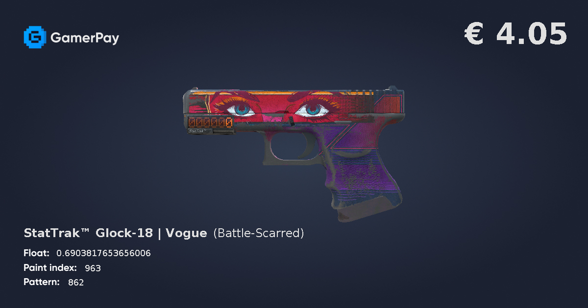 StatTrak™ Glock-18 | Vogue on GamerPay