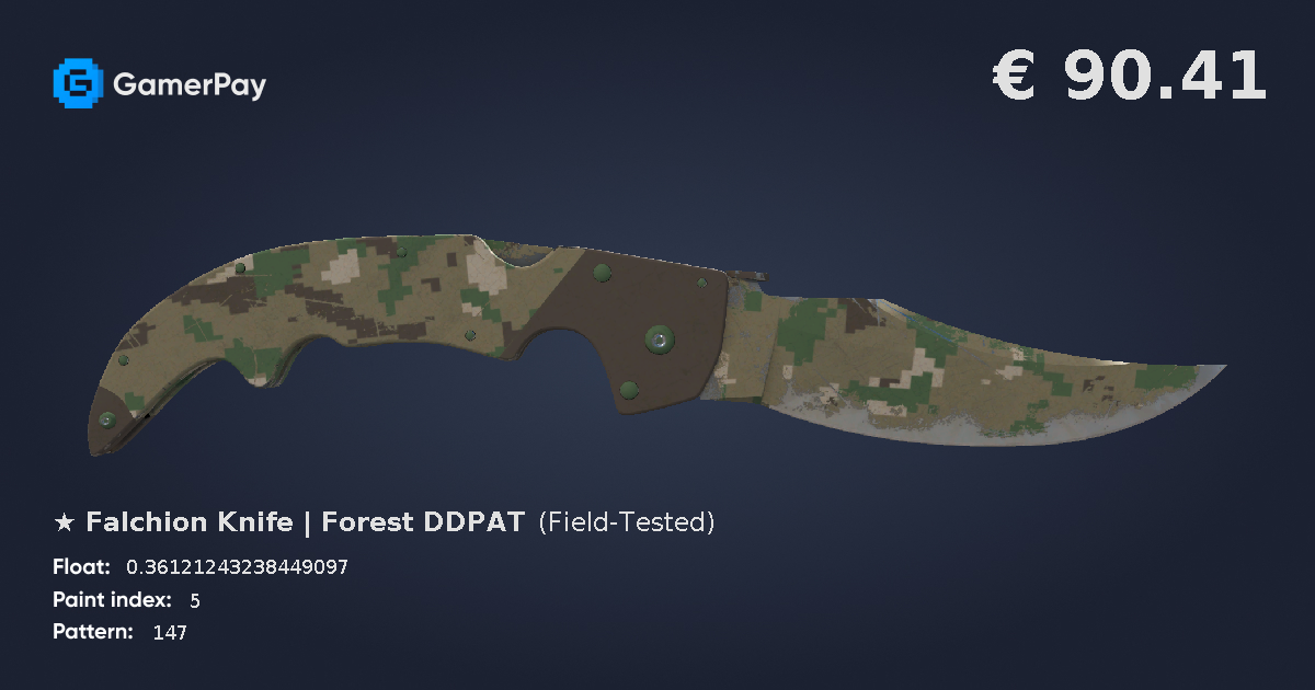 Falchion Knife | Forest DDPAT on GamerPay