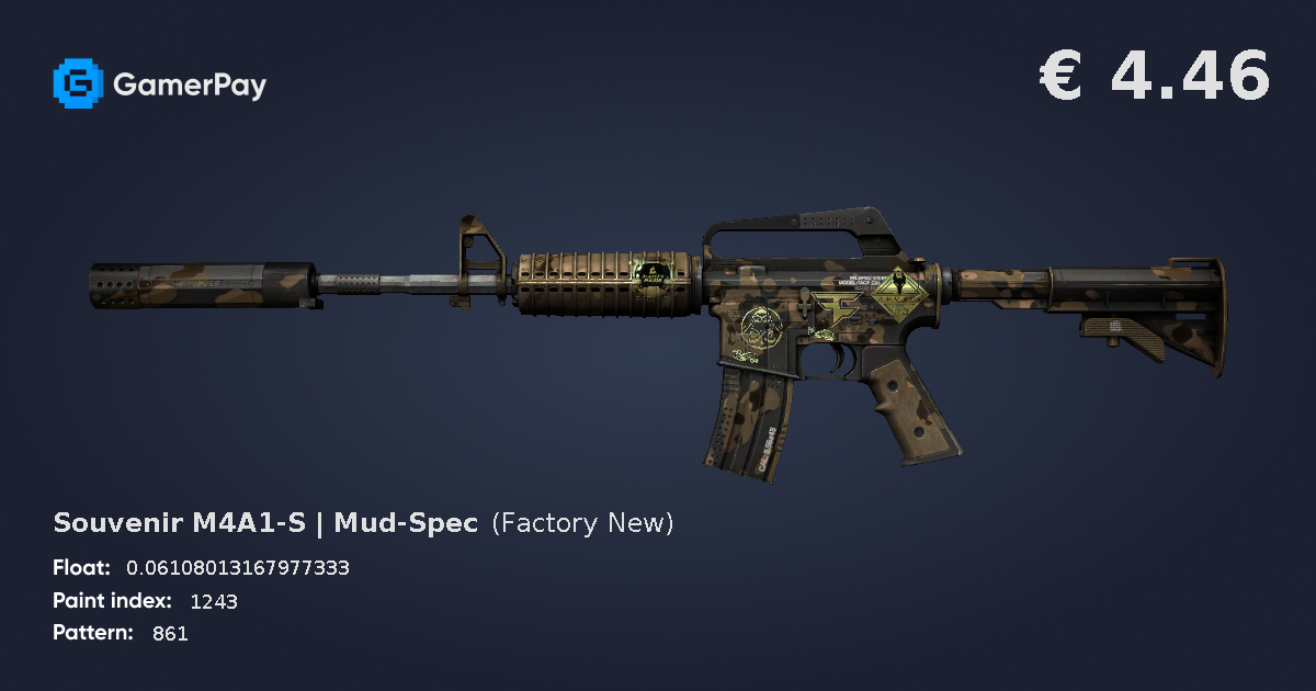 Souvenir M4A1-S | Mud-Spec on GamerPay