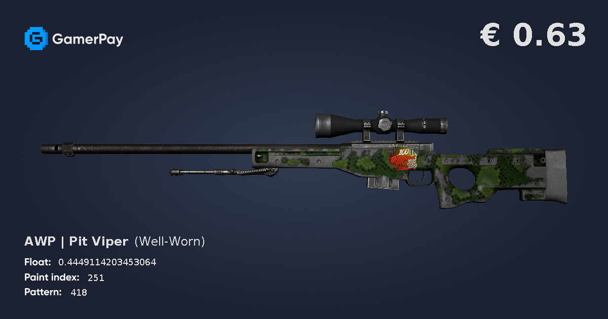 AWP | Pit Viper on GamerPay