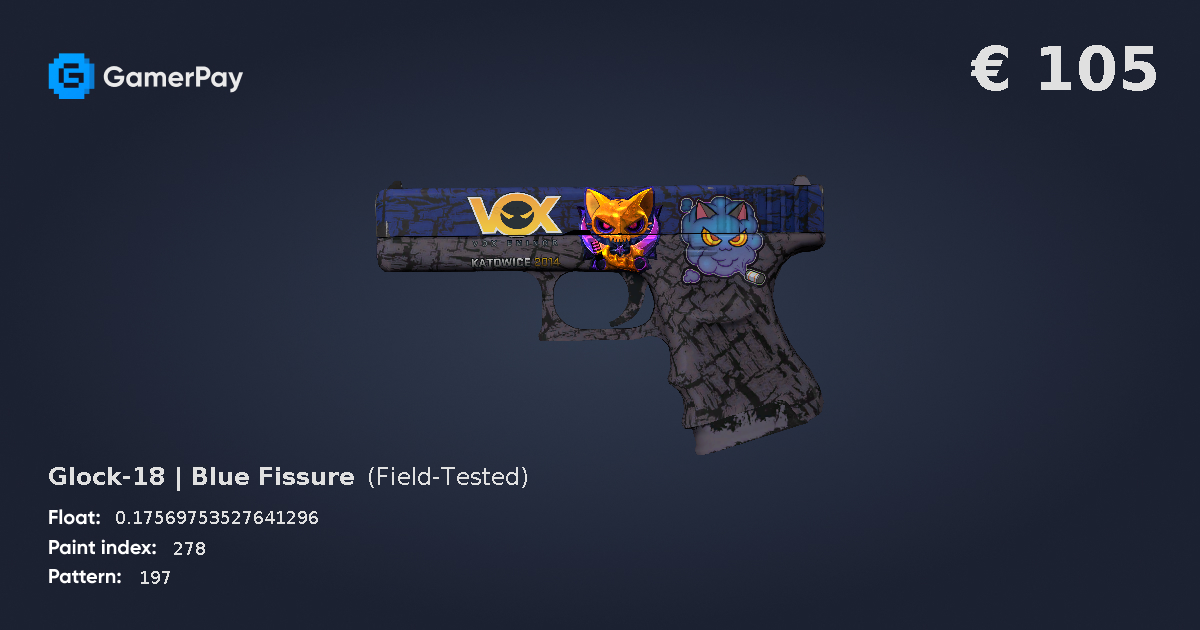 Glock-18 | Blue Fissure on GamerPay