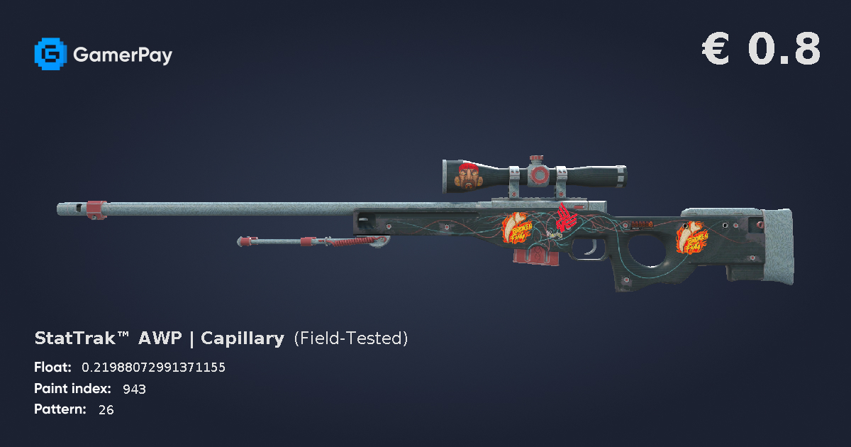 StatTrak™ AWP | Capillary on GamerPay