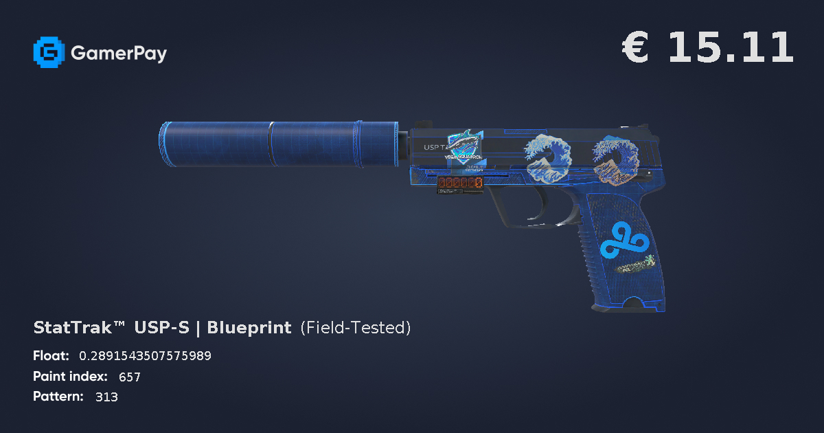 StatTrak™ USP-S | Blueprint on GamerPay