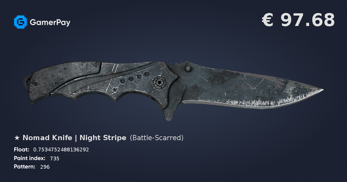 Nomad Knife | Night Stripe on GamerPay