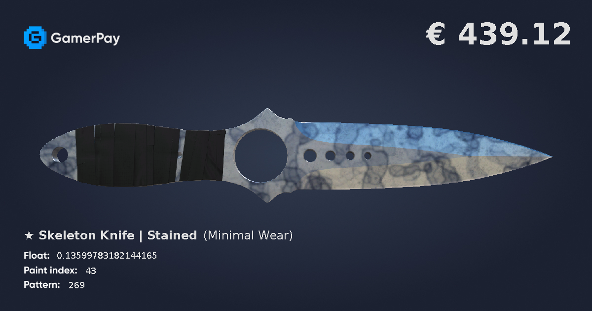 Skeleton Knife | Stained on GamerPay