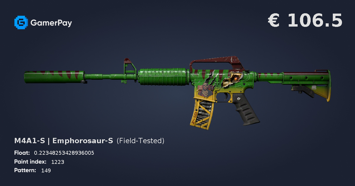 M4A1-S | Emphorosaur-S on GamerPay
