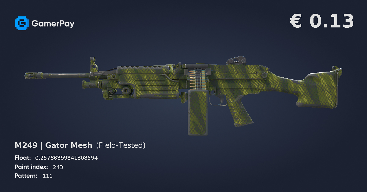 M249 | Gator Mesh on GamerPay