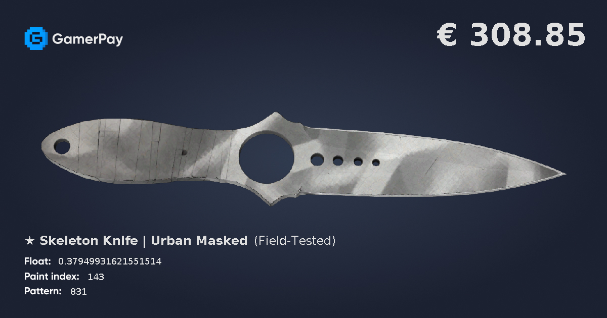 Skeleton Knife | Urban Masked on GamerPay
