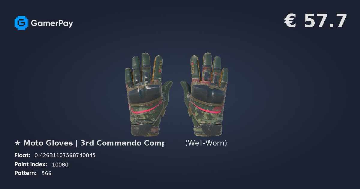 Moto Gloves | 3rd Commando Company on GamerPay